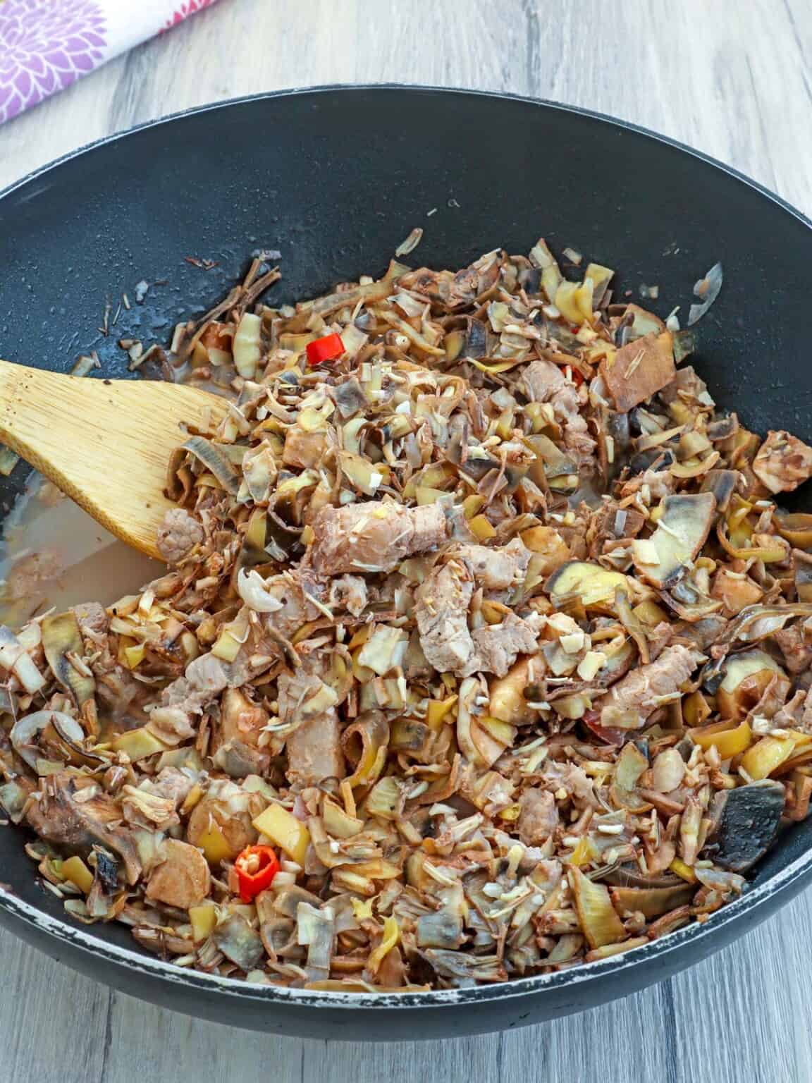 Kilawing Puso ng Saging - Kawaling Pinoy