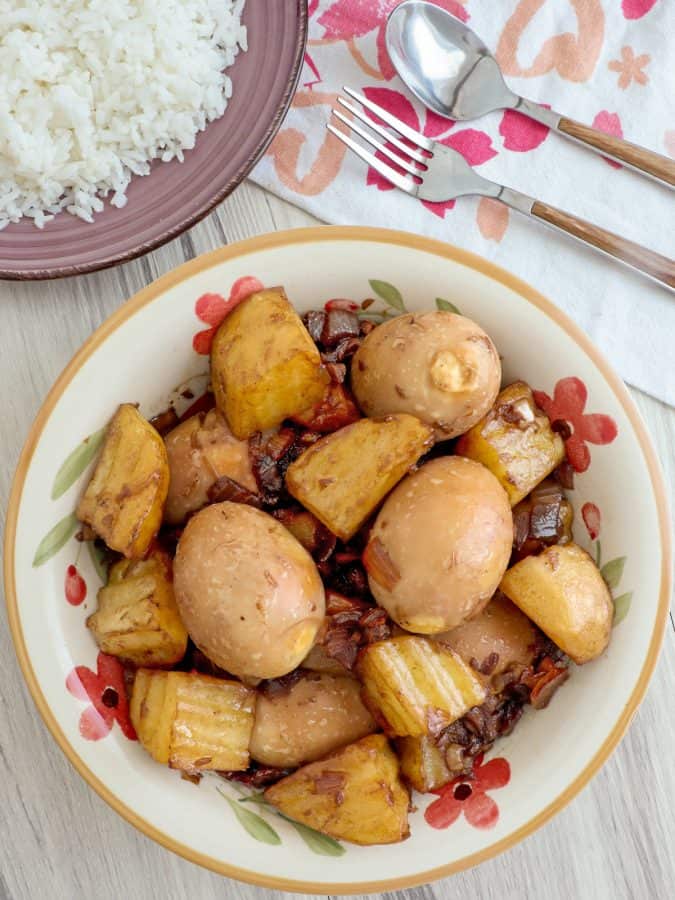 Filipino Chicken Adobo with Potatoes - Kawaling PInoy
