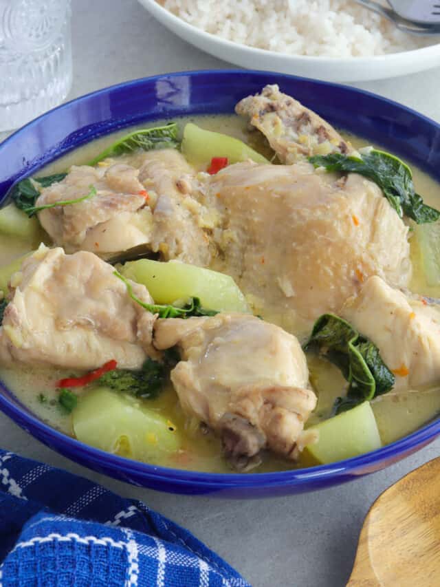 Filipino-style Chicken Curry with Coconut Milk - Kawaling Pinoy