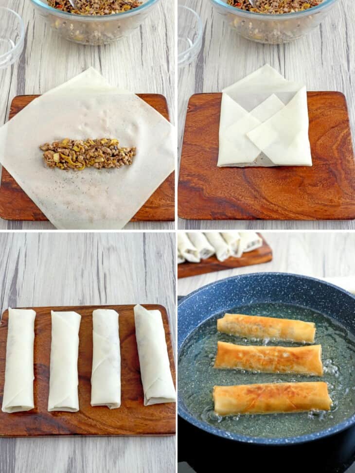 Lumpiang Puso ng Saging - Kawaling Pinoy