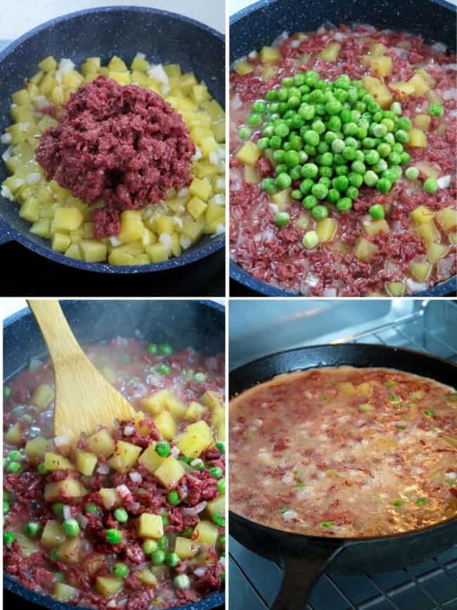 Corned Beef Frittata - Kawaling Pinoy