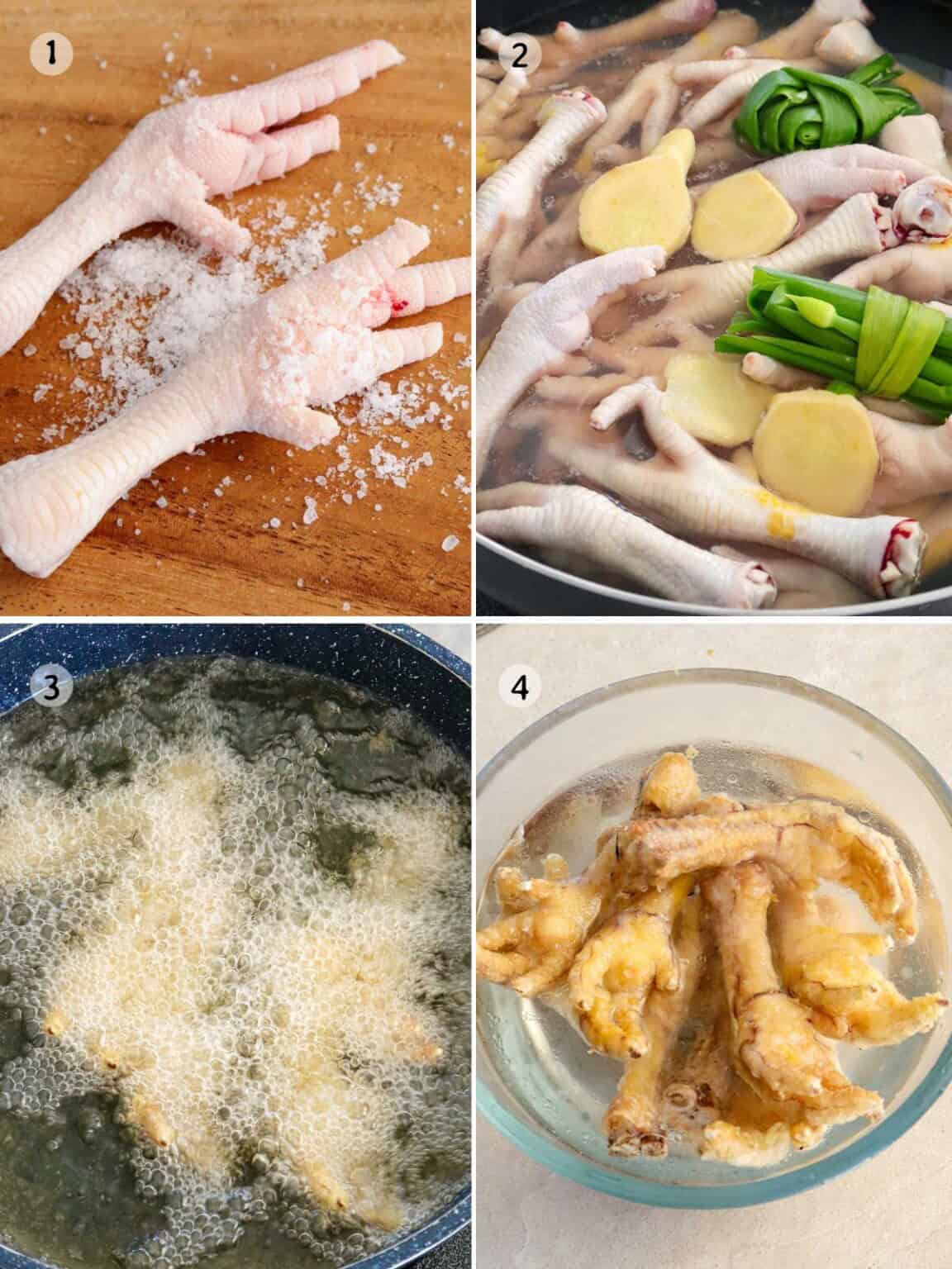 Ampalaya with Chicken Feet - Kawaling Pinoy