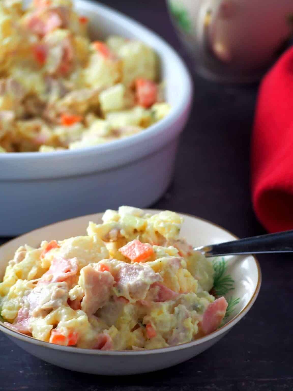 Chicken Potato Salad - Kawaling Pinoy