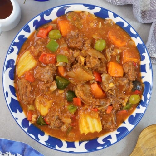 Kalderetang Kambing - Kawaling Pinoy
