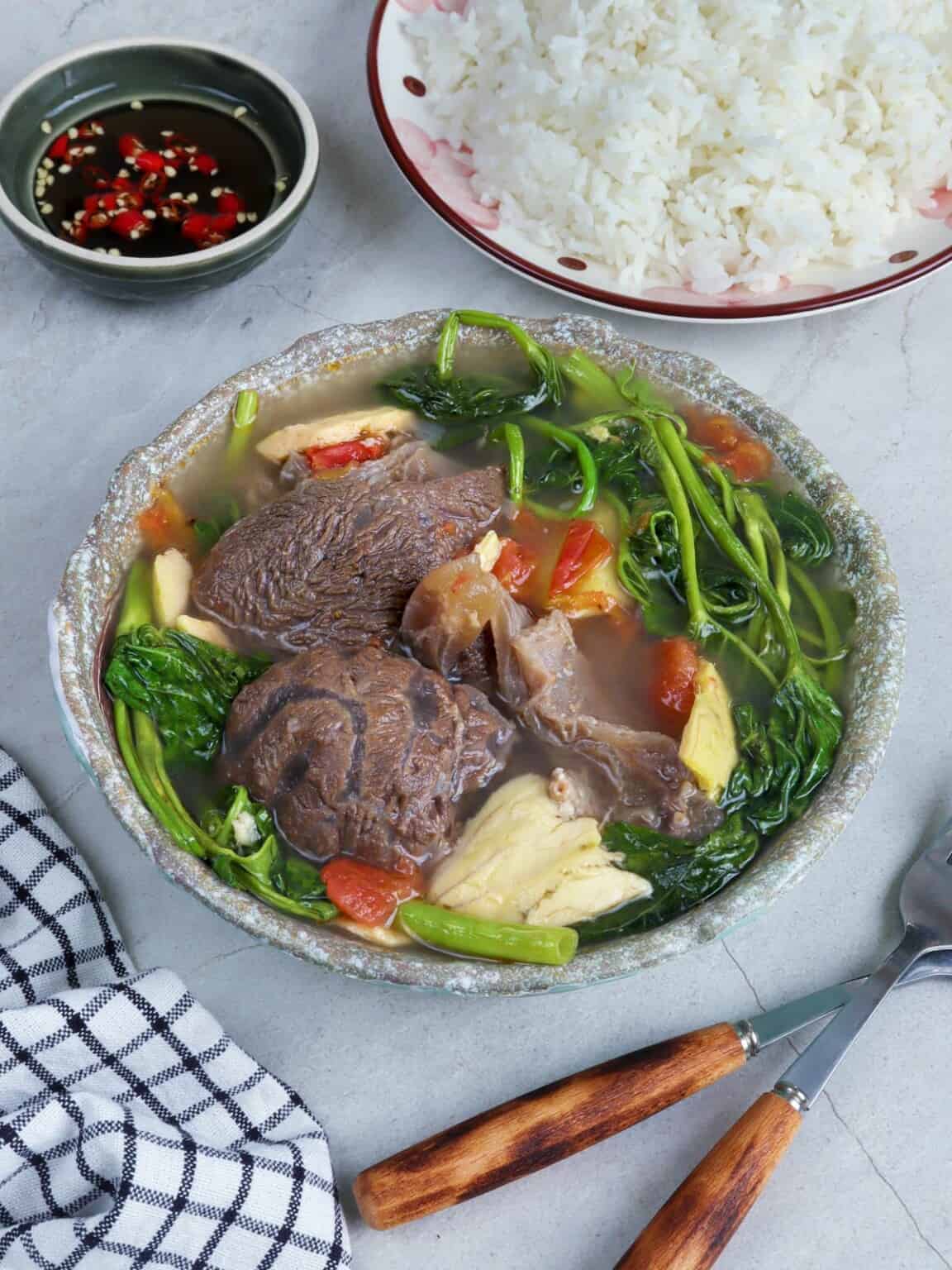 Sinigang na Inihaw na Liempo - Kawaling Pinoy