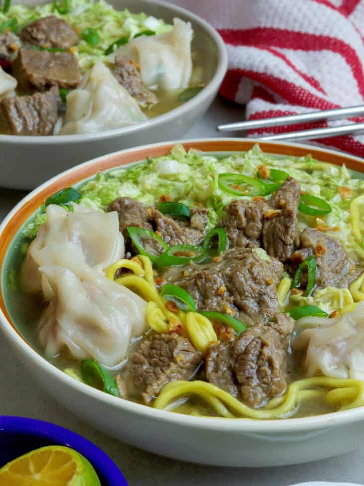 Beef Wonton Mami - Kawaling Pinoy