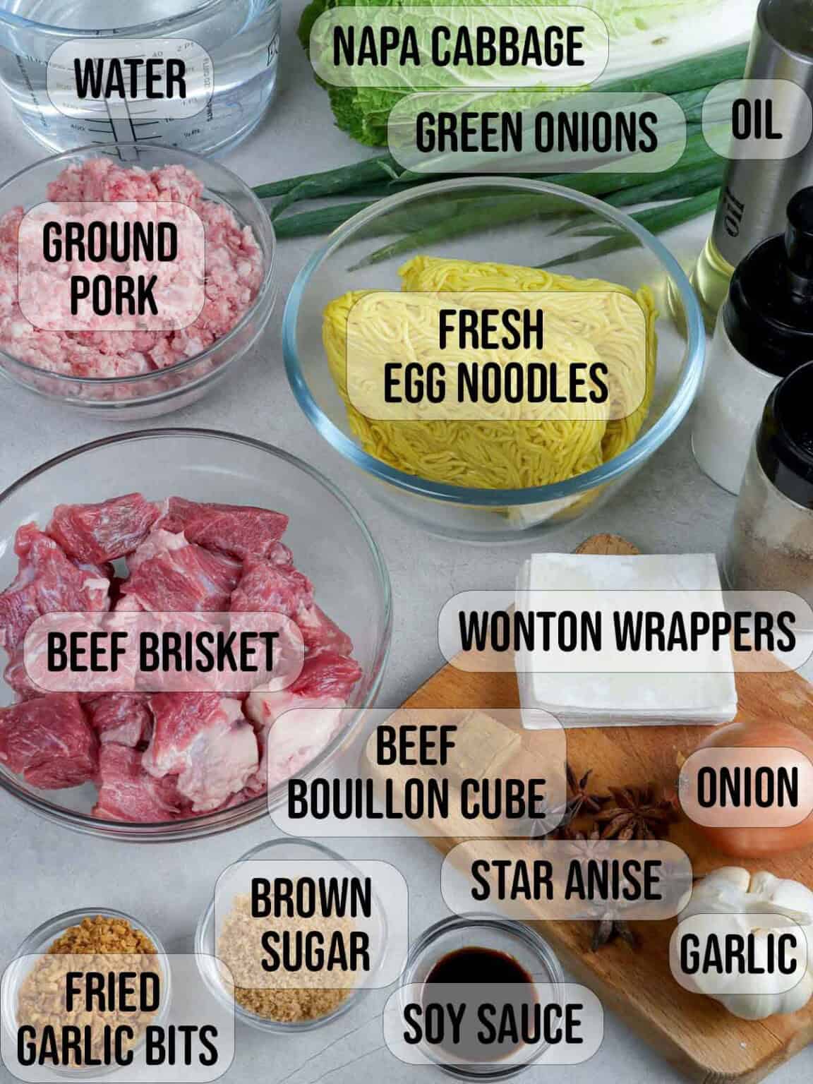 Beef Wonton Mami - Kawaling Pinoy