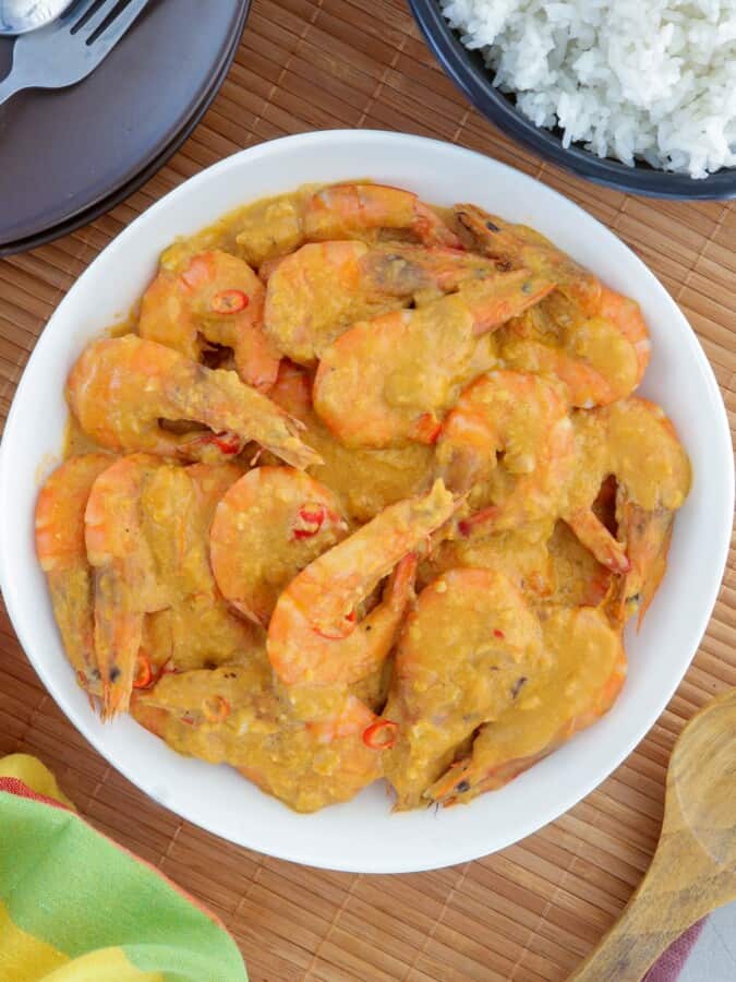 Singapore-style Salted Egg Shrimp - Kawaling Pinoy