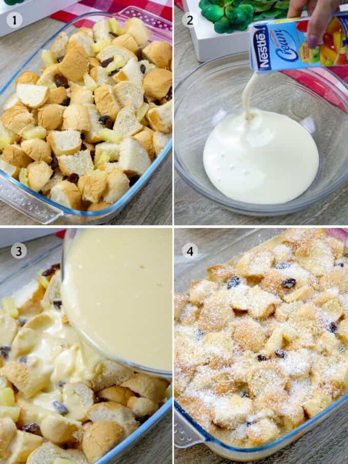 Hawaiian Bread Pudding - Kawaling Pinoy - Street Food Spectacle