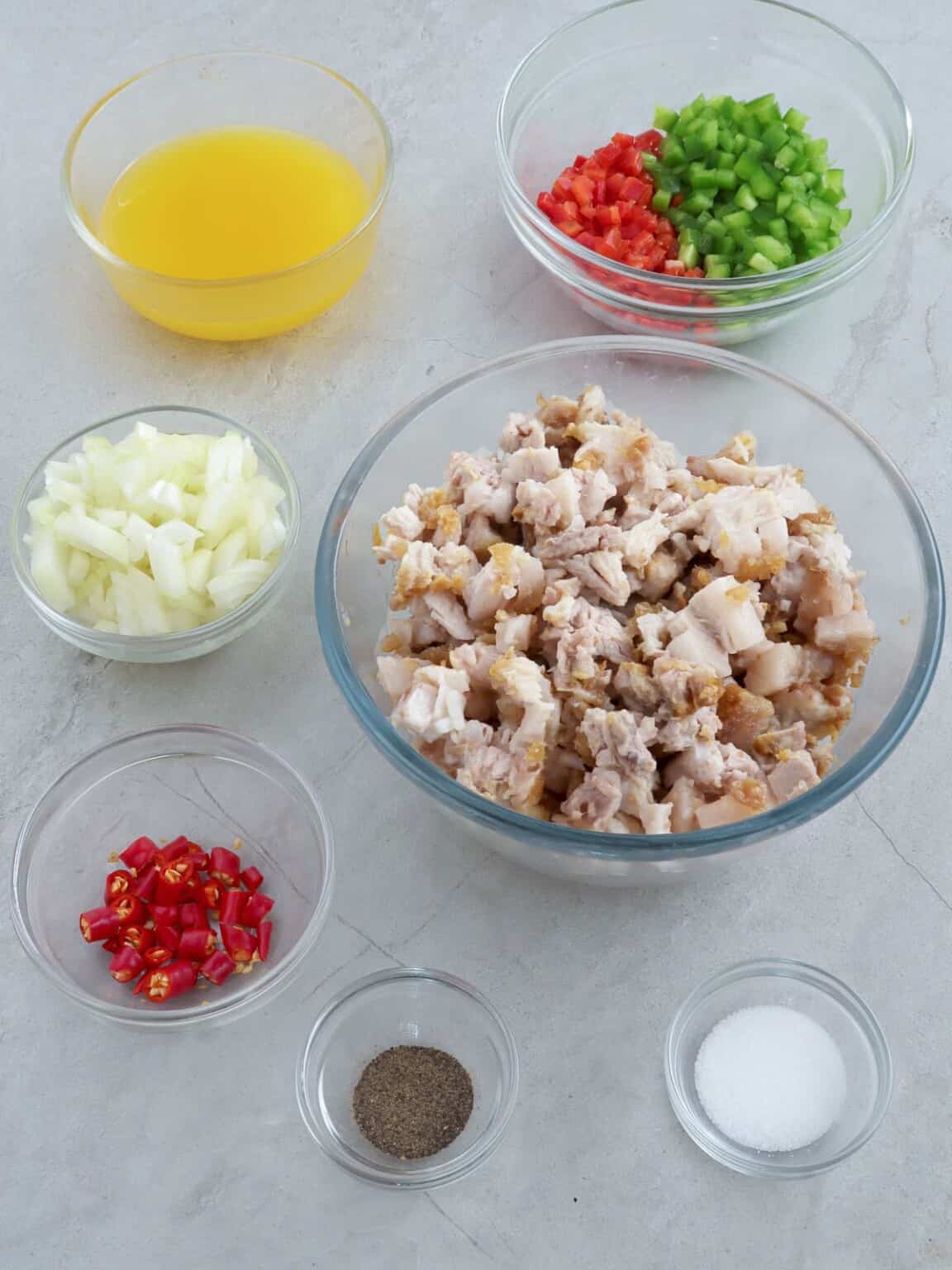 Crispy Sisig using Lechon Kawali - Kawaling Pinoy