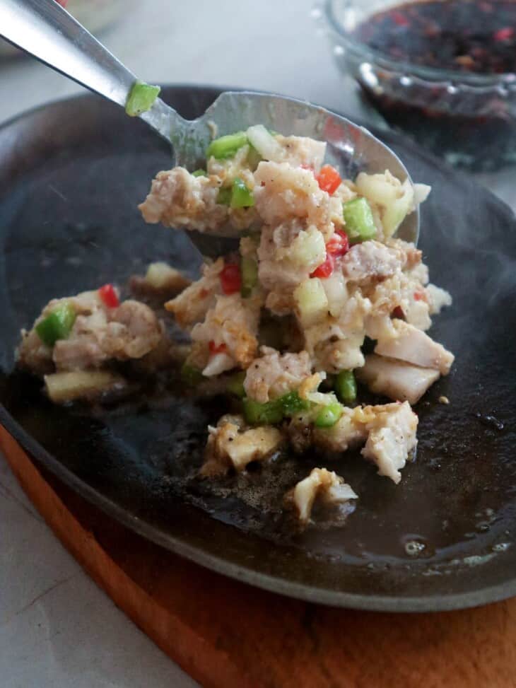 Crispy Sisig using Lechon Kawali - Kawaling Pinoy