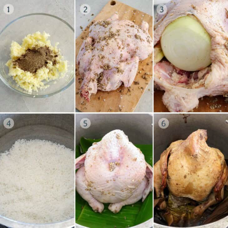 Pinaupong Manok sa Asin - Kawaling PInoy - Street Food Spectacle
