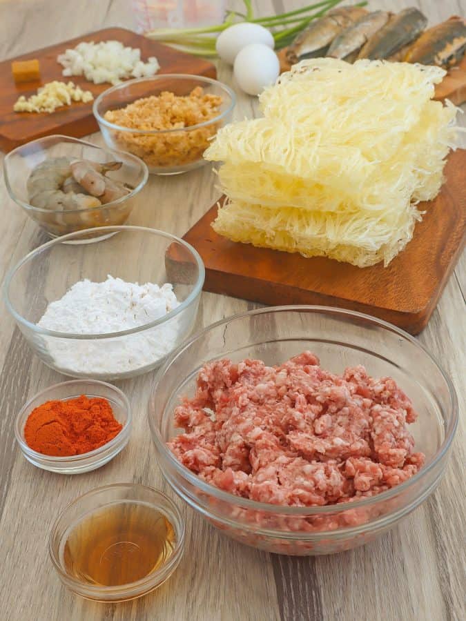 Easy Pancit Luglug with Ground Pork - Kawaling Pinoy