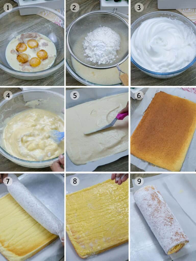 Pianono (Filipino Sponge Cake Roll) - Kawaling Pinoy