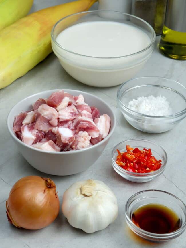 Ginataang Puso ng Saging - Kawaling Pinoy