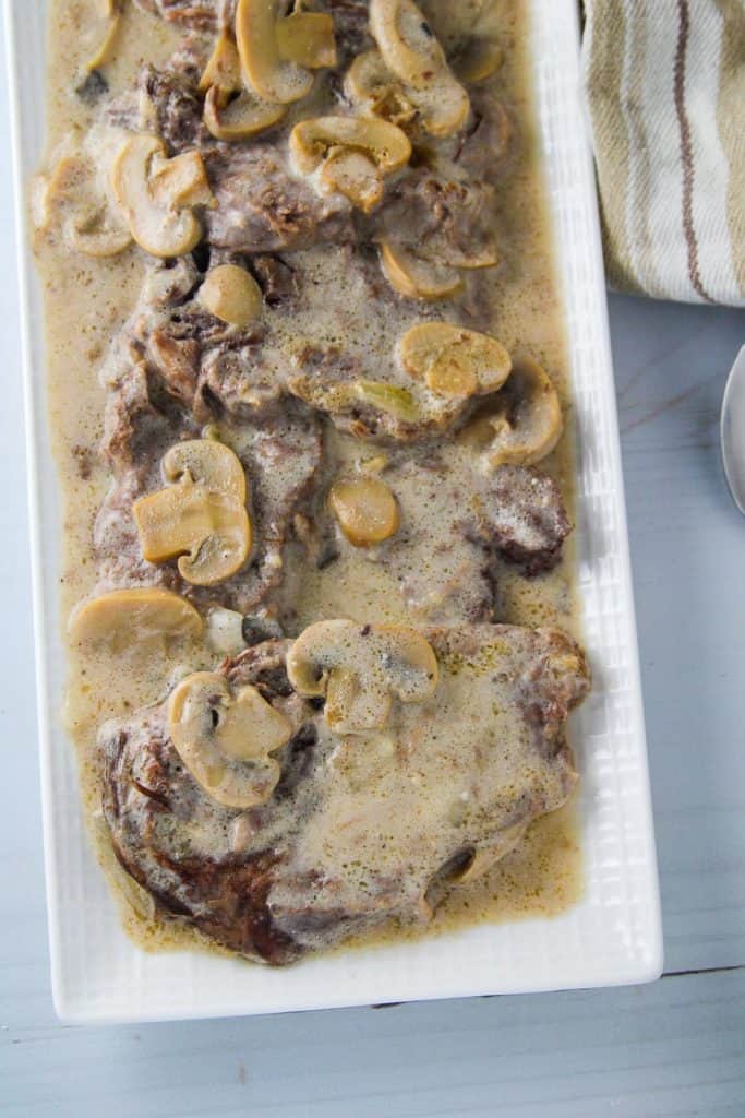 Creamy Beef in Mushroom Sauce - Kawaling Pinoy