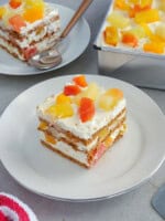 Fruit Cocktail Graham Float - Kawaling Pinoy