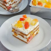 Fruit Cocktail Graham Float - Kawaling Pinoy