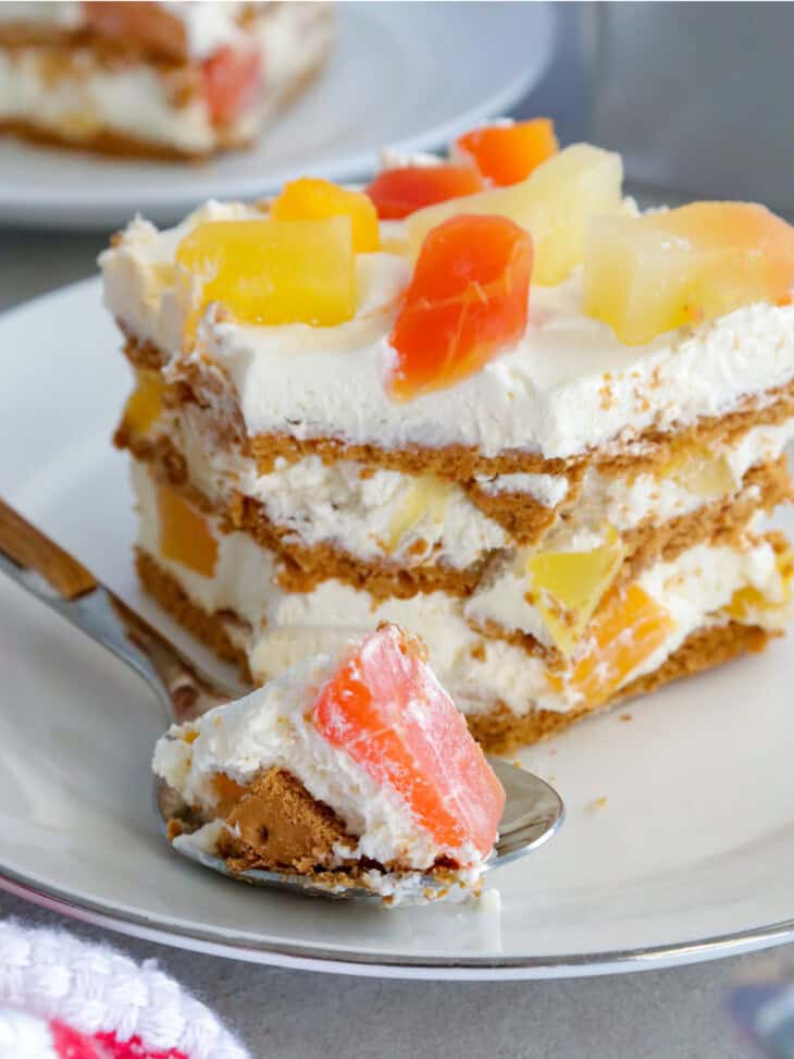 Fruit Cocktail Graham Float - Kawaling Pinoy