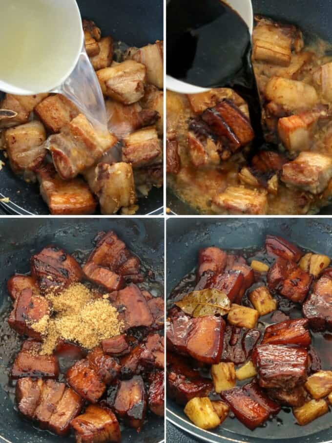 Easy Pork Hamonado with Pork Belly - Kawaling Pinoy