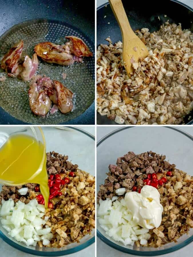 Sizzling Creamy Chicken Sisig - Kawaling Pinoy