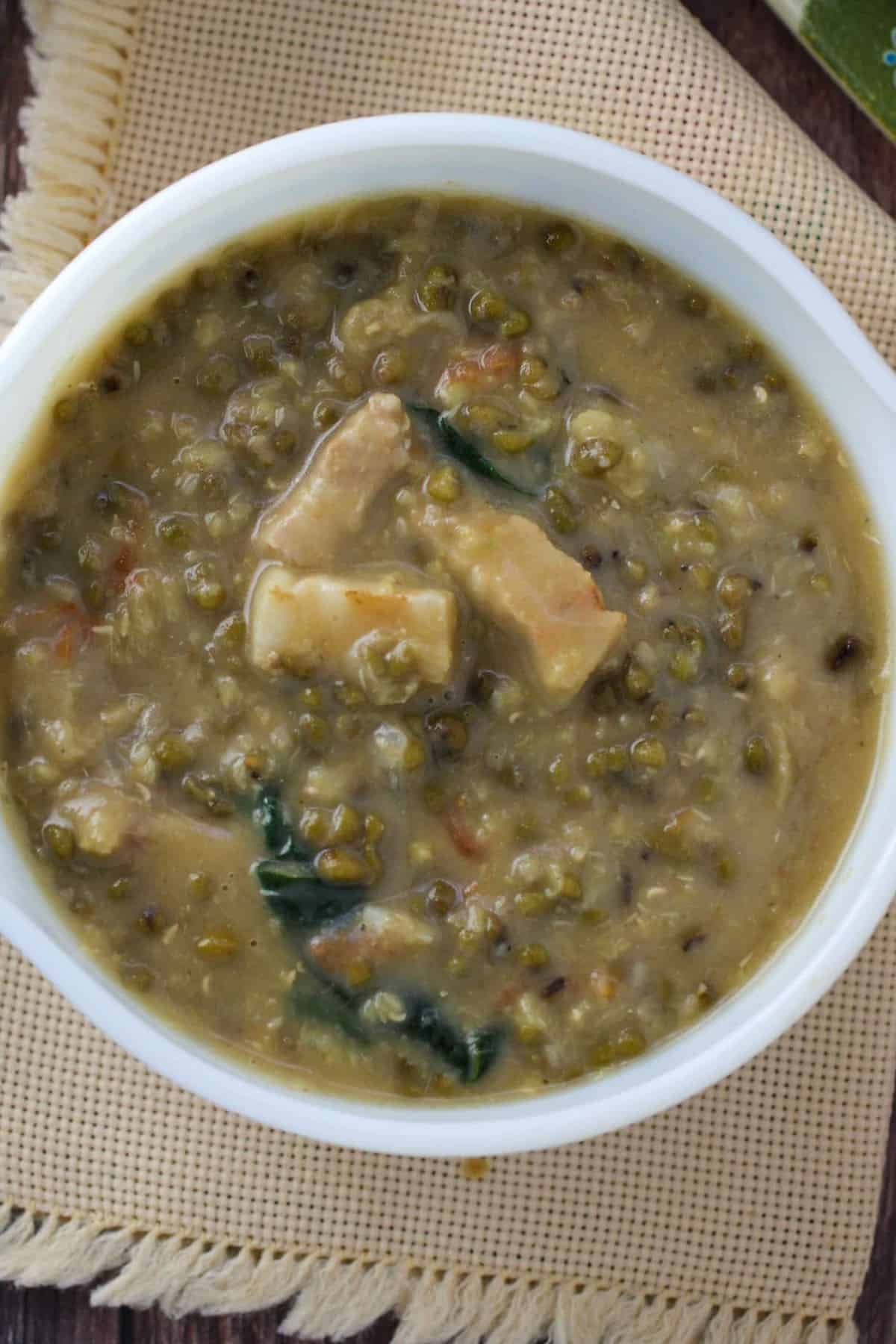 Ginataang Munggo at Baboy - Kawaling Pinoy