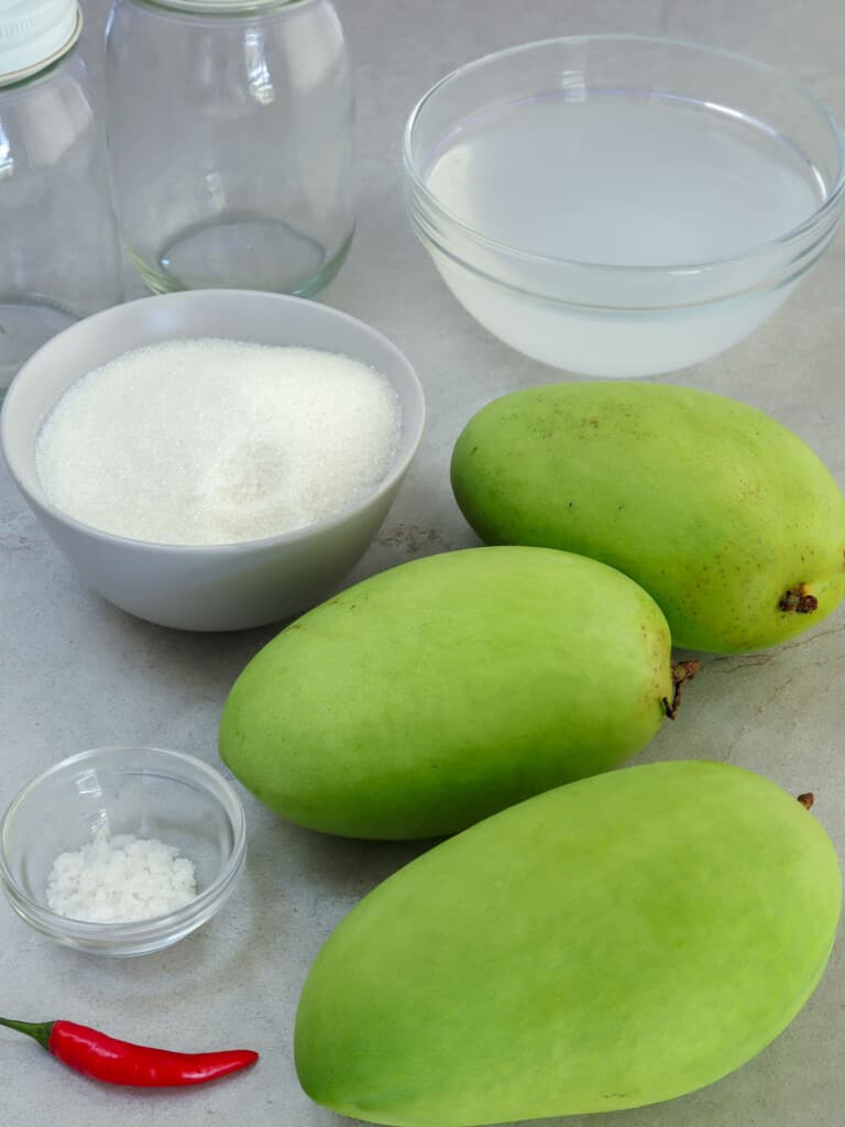 Pickled Mangoes (Burong Mangga) - Kawaling Pinoy