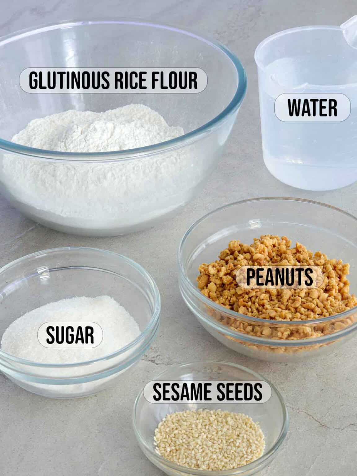 Sticky Rice Balls with Peanuts - Kawaling Pinoy