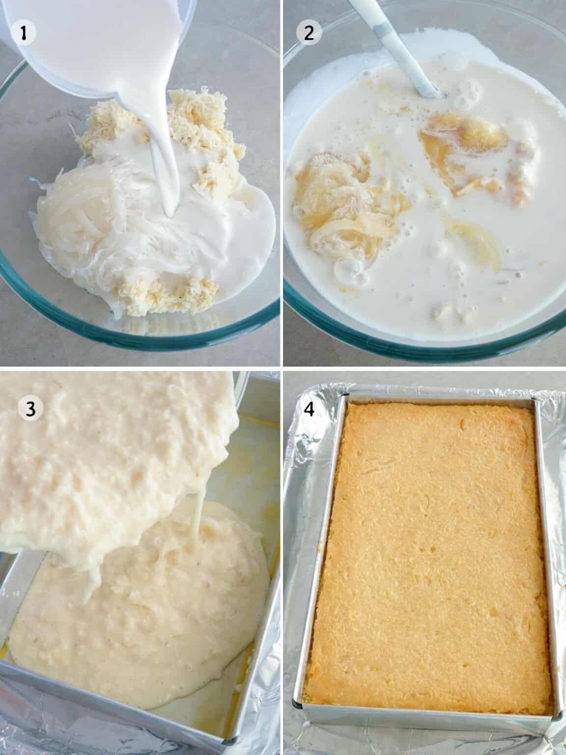 Cassava Cake with Custard Topping - Kawaling Pinoy