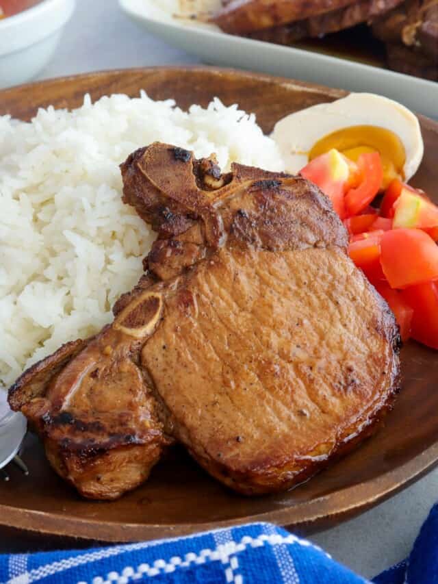 Toyomansi Pork Chops - Kawaling Pinoy | VIBEANT