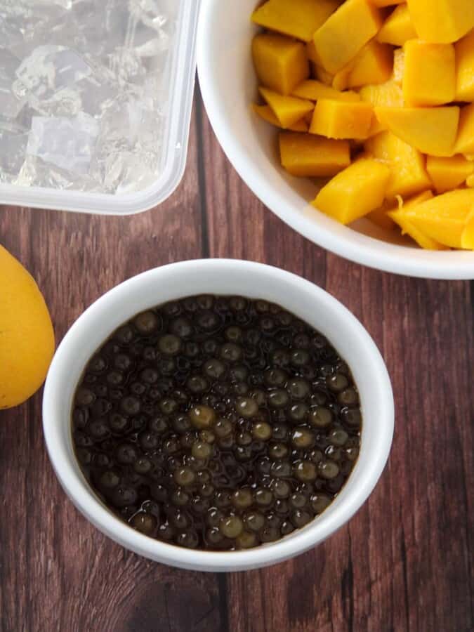 Mango Jelly with Sago - Kawaling Pinoy