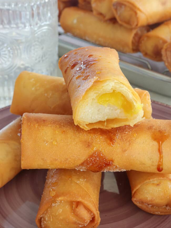 Turon Malagkit with Sweetened Langka - Kawaling Pinoy