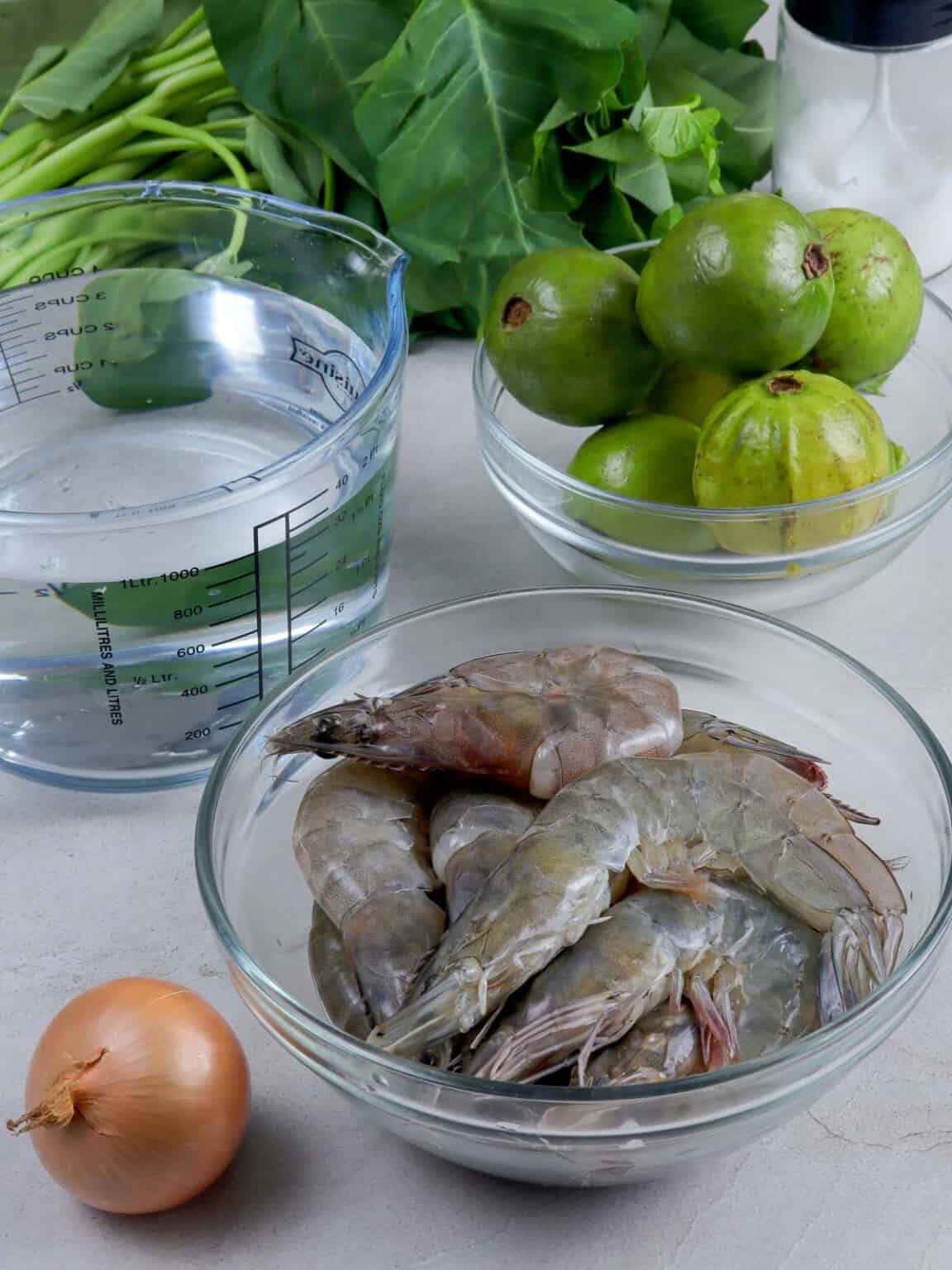 Bulanglang na Hipon Soup - Kawaling Pinoy