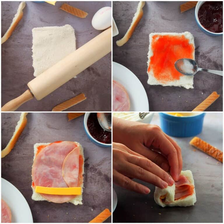 Crunchy Ham and Cheese Bread Rolls - Kawaling Pinoy