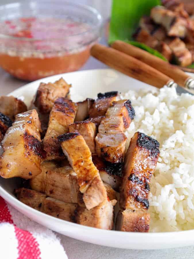Inihaw na Liempo (Filipino-style Grilled Pork Belly) - Kawaling Pinoy