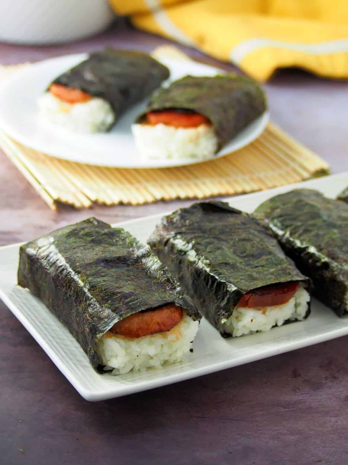 Easy Hawaiian Spam Musubi - Kawaling Pinoy