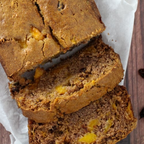 Homemade Mango Bread Loaf with Raisins - Kawaling Pinoy
