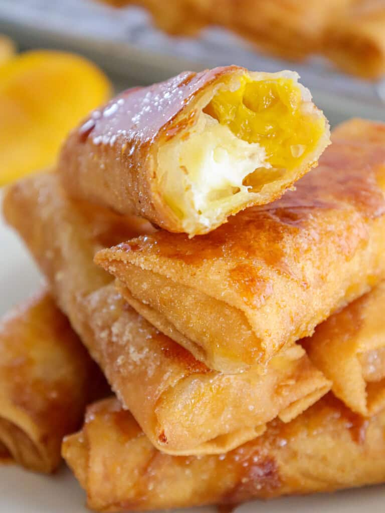 Mango and Cream Cheese Turon - Kawaling Pinoy
