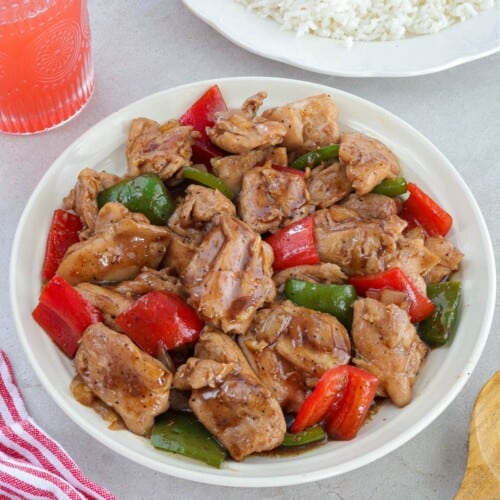 Black Pepper Chicken - Kawaling Pinoy