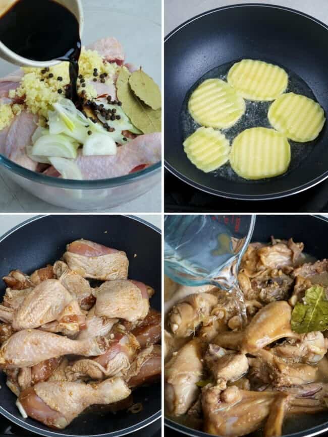 Filipino Chicken Adobo with Potatoes - Kawaling PInoy