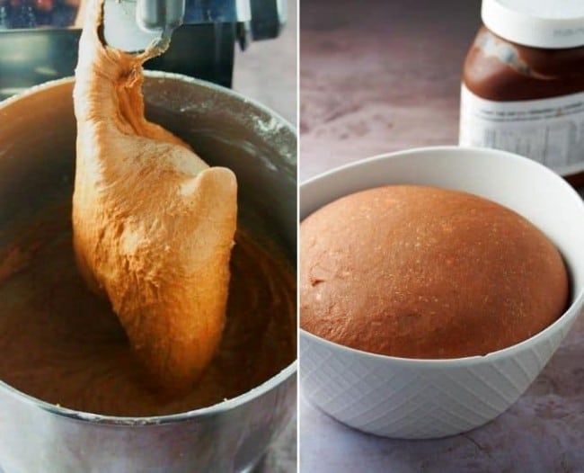Chocolate Pandesal with Nutella Filling - Kawaling Pinoy