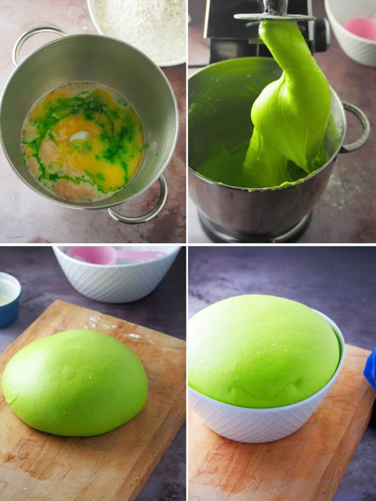 Pandan Pandesal with Ube Halaya Filling - Kawaling Pinoy