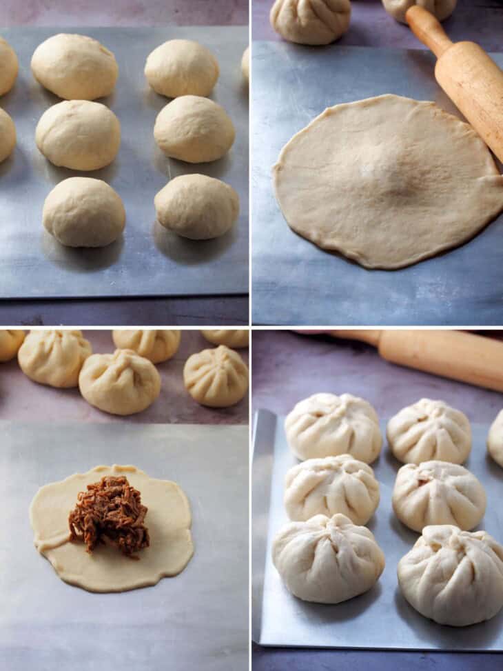 Homemade Siopao Asado (Steamed Pork Buns) - Kawaling Pinoy
