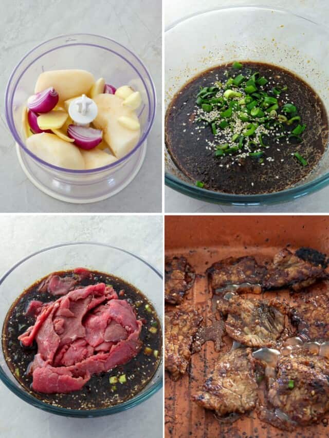 Korean BBQ Bulgogi with Homemade Marinade - Kawaling Pinoy
