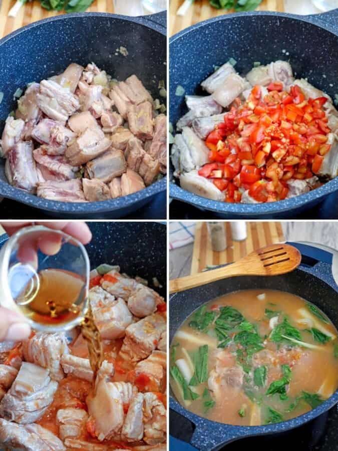 Kinamatisang Baboy (Pork Soup with Tomatoes) - Kawaling Pinoy