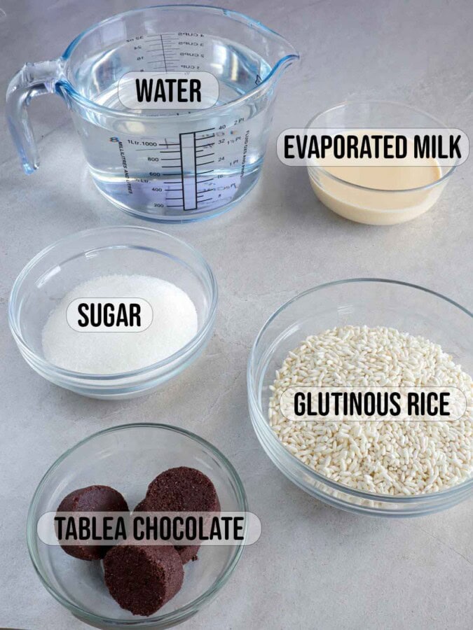 Champorado (Chocolate Rice Porridge) - Kawaling Pinoy