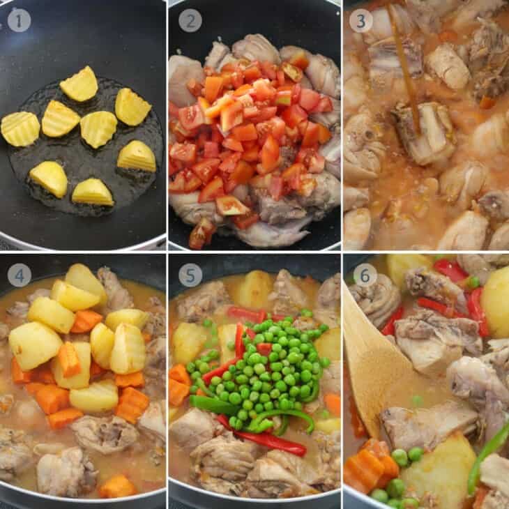 Chicken Afritada (Afritadang Manok) - Kawaling Pinoy