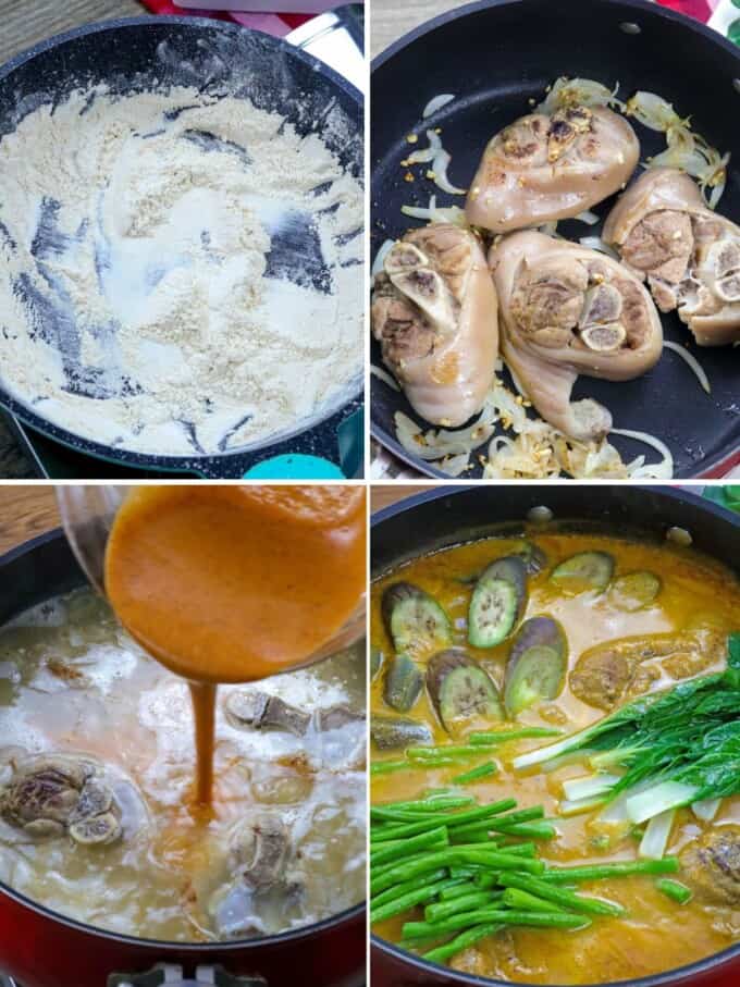 Kare-kareng Pata (Pork Kare Kare) - Kawaling Pinoy