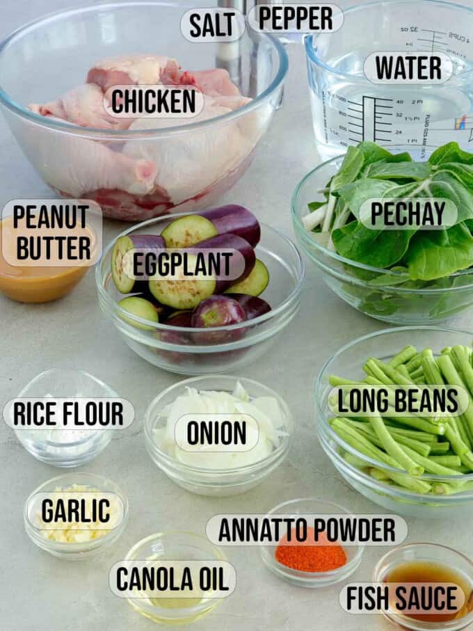 Chicken Kare-Kare (Kare-Kareng Manok) - Kawaling Pinoy