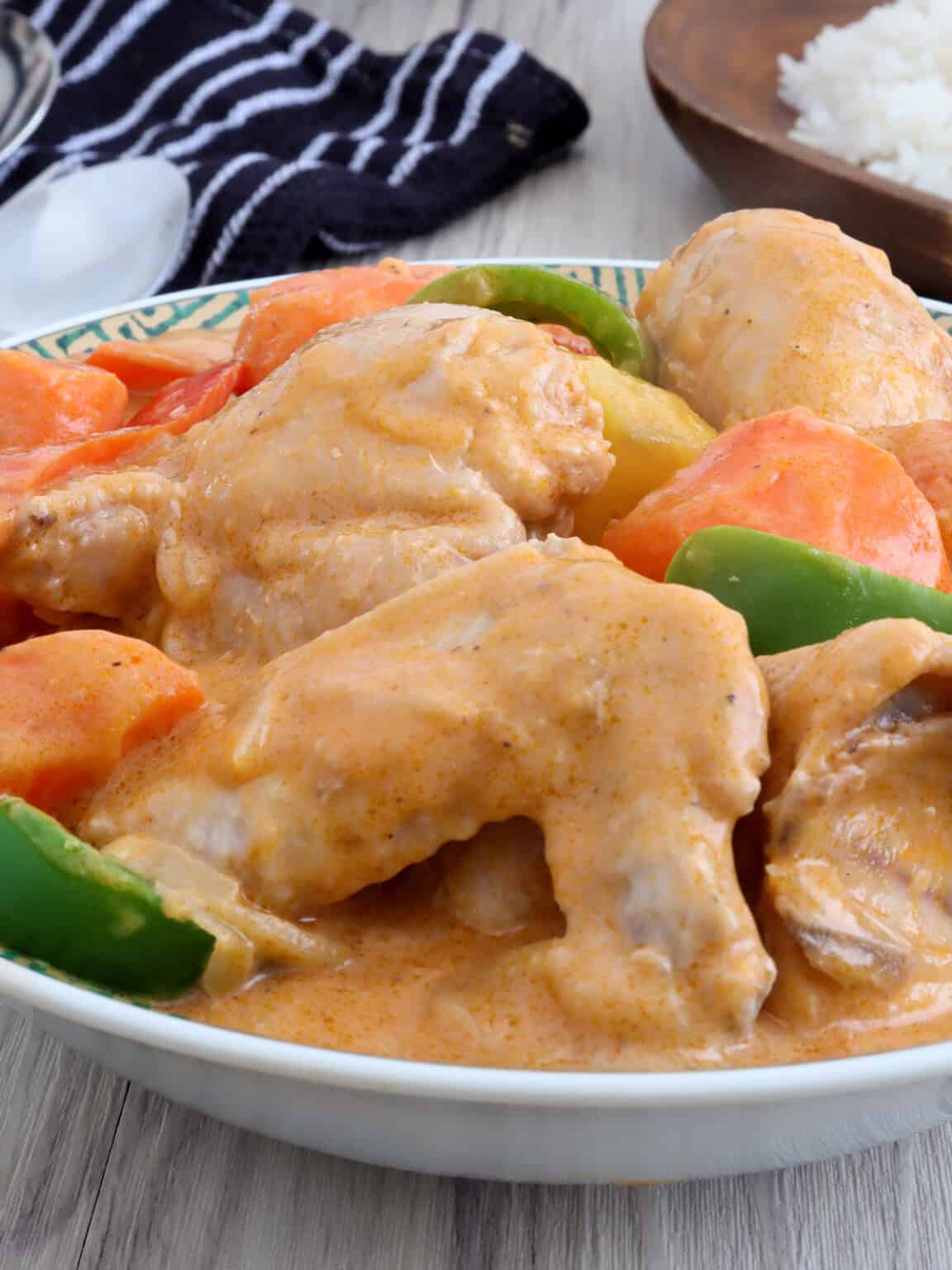 Creamy Chicken Afritada - Kawaling Pinoy